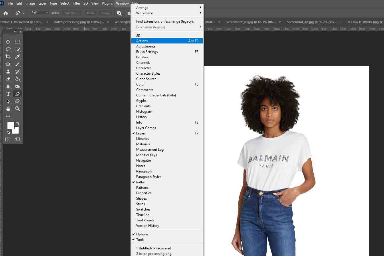 How to Use Photoshop Actions