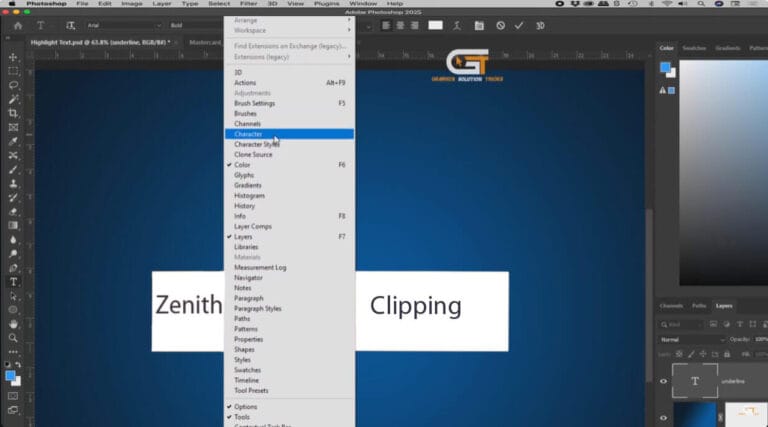 How to underline text in Photoshop 2025 ( Tutorial)