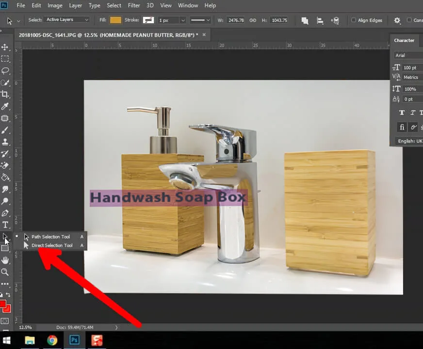 How to underline text in Photoshop 2025